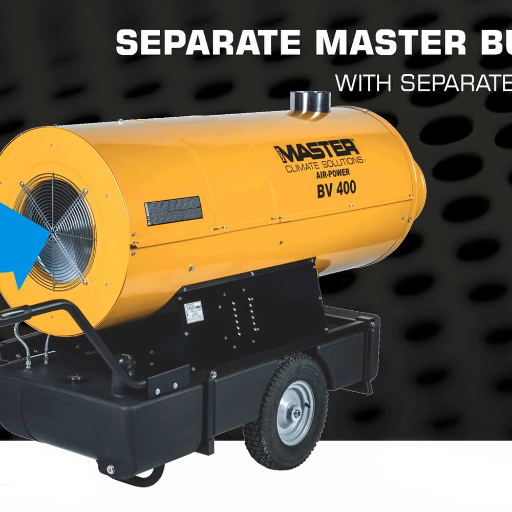 Master BV 400 – indirect oil fired air heater