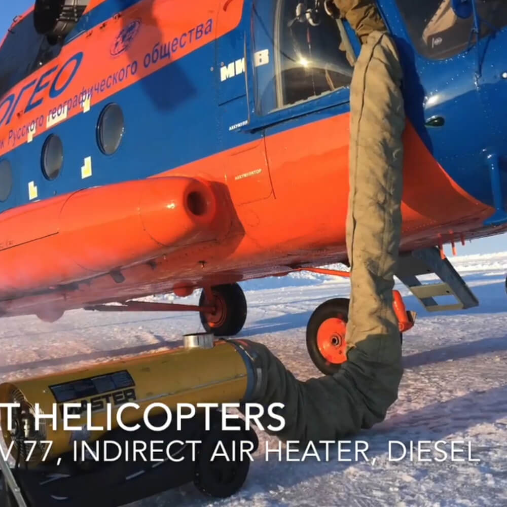 Master BV 77 – indirect oil fired air heaters